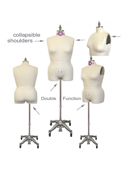 Large Women DRESS FORMS, for Fashion Draping Design - PGM Plus Size ...