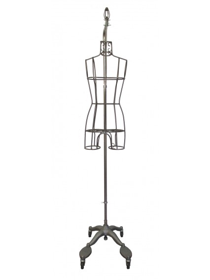 Hanging Antique Metal Dress Form Display (901C)