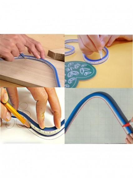 PGM Flexible Curve Ruler 20inch/50cm (808E-B)